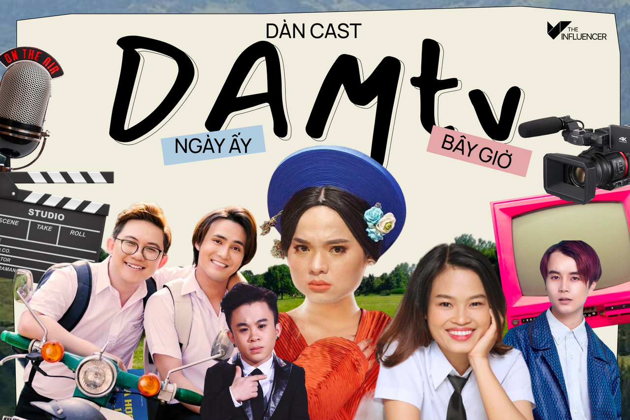#Toplist: Dàn cast DAMtv ngày ấy - bây giờ